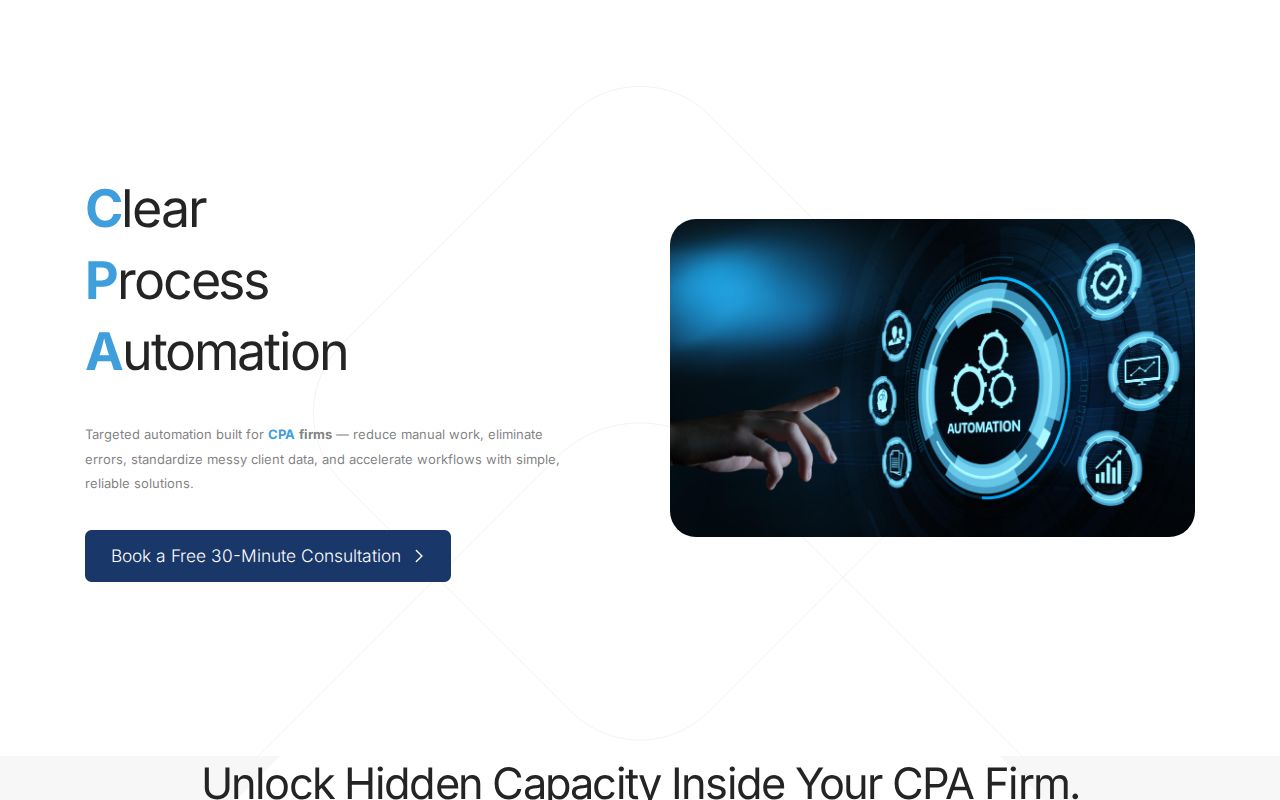 CPA Automation Solutions | Workflow Automation for Accounting Firms